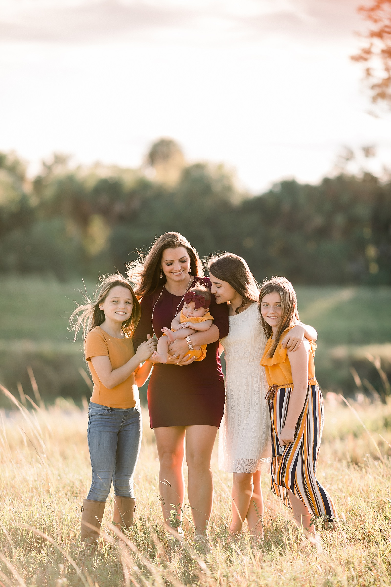 Barn session with the Latchaw family – five girls and their dog ...